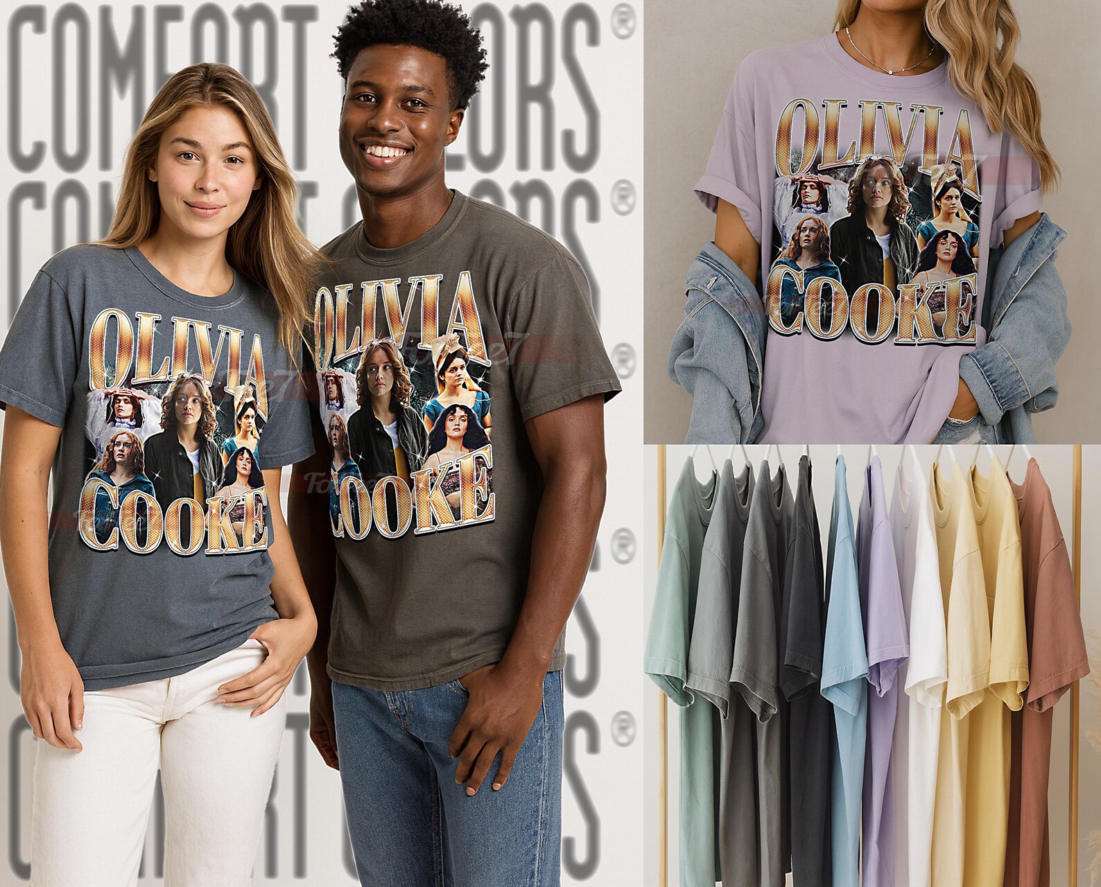 OLIVIA COOKE Retro Shirt, Olivia Cooke Tshirt, Olivia Cooke Tees ...