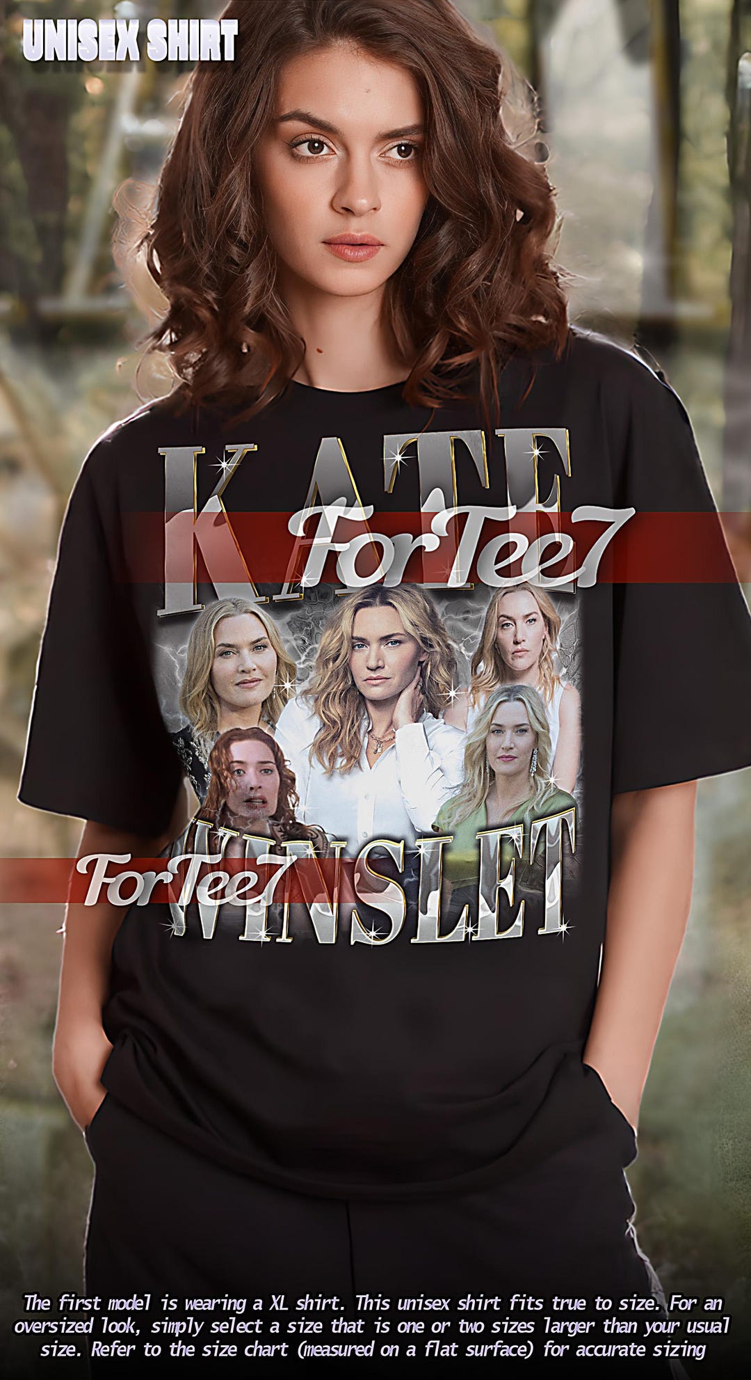 KATE WINSLET Vintage Shirt, Kate Winslet Homage Tshirt, Kate Winslet Fan Tees, Kate Winslet ...