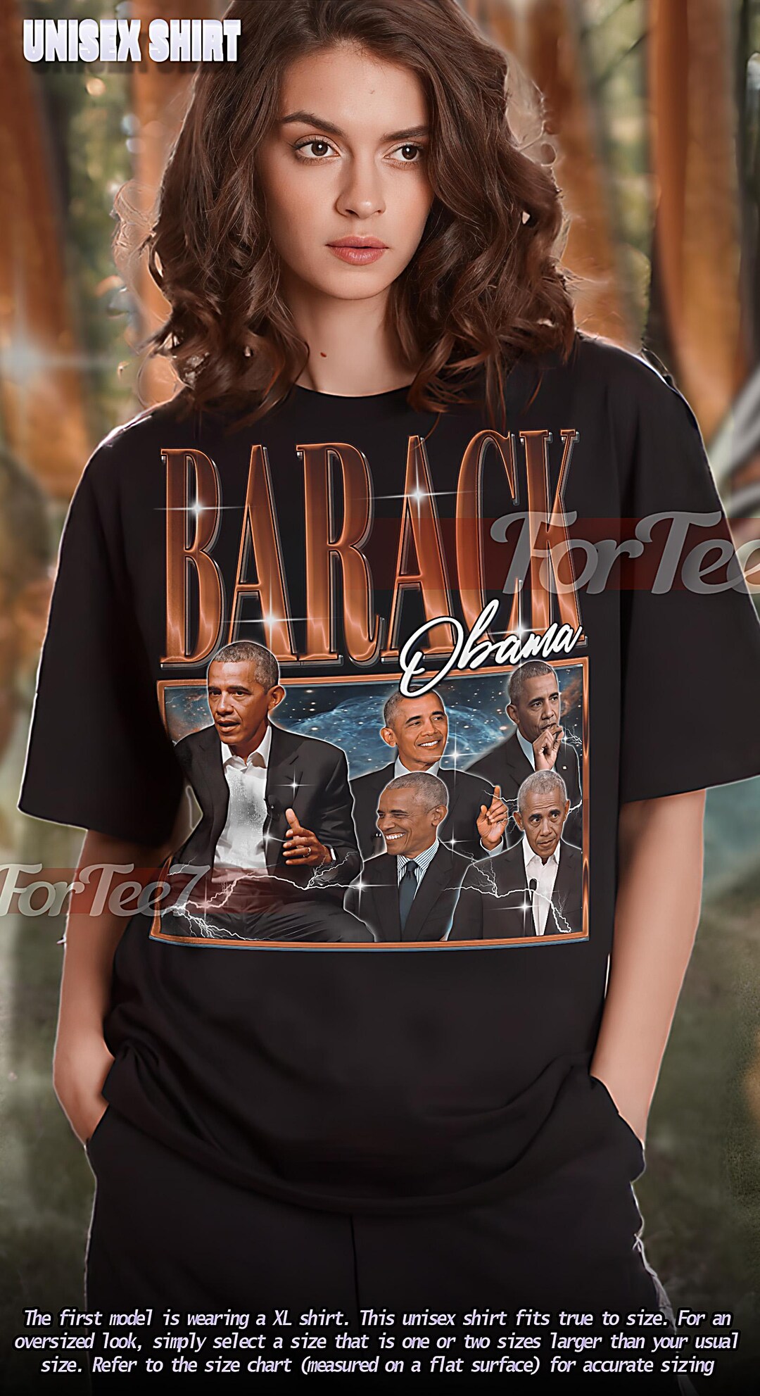BARACK OBAMA Vintage Shirt, Barack Obama Homage Tshirt, Barack Obama ...