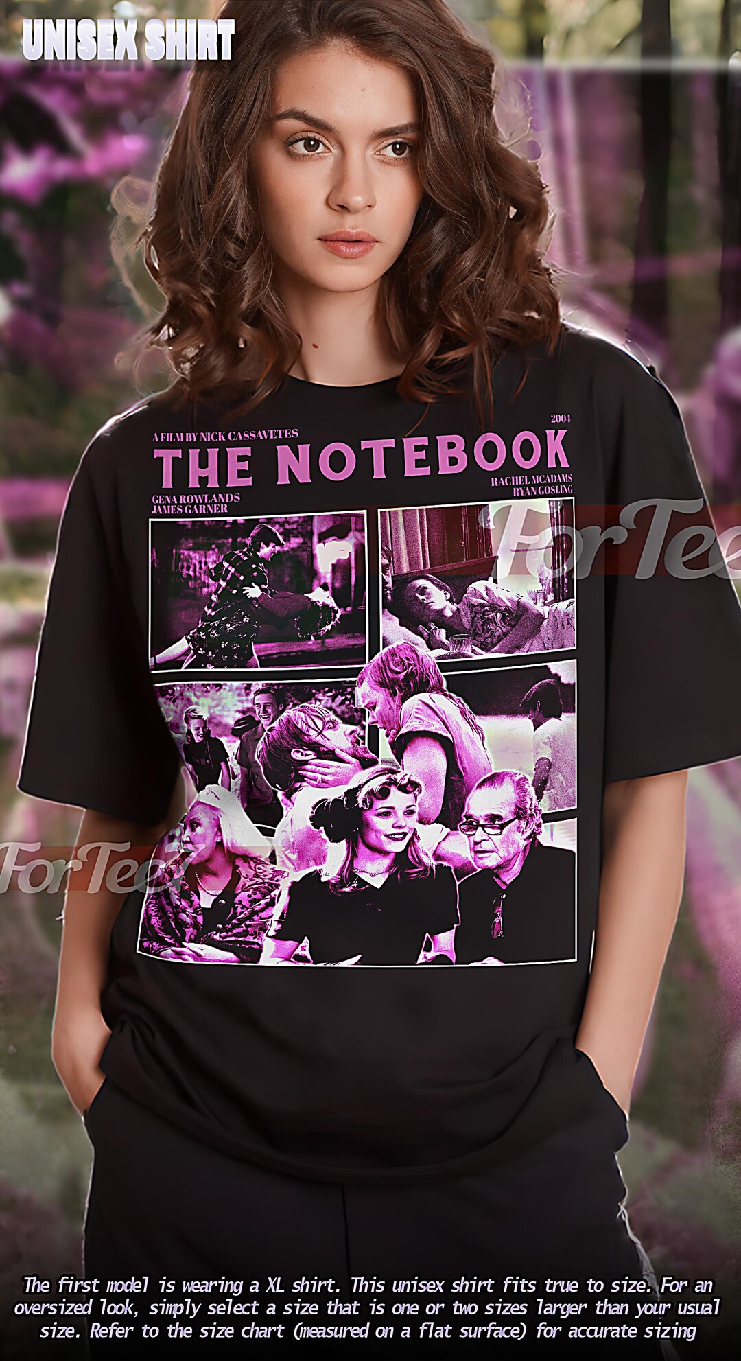 THE NOTEBOOK Vintage Shirt, the Notebook Homage Tshirt, the Notebook ...