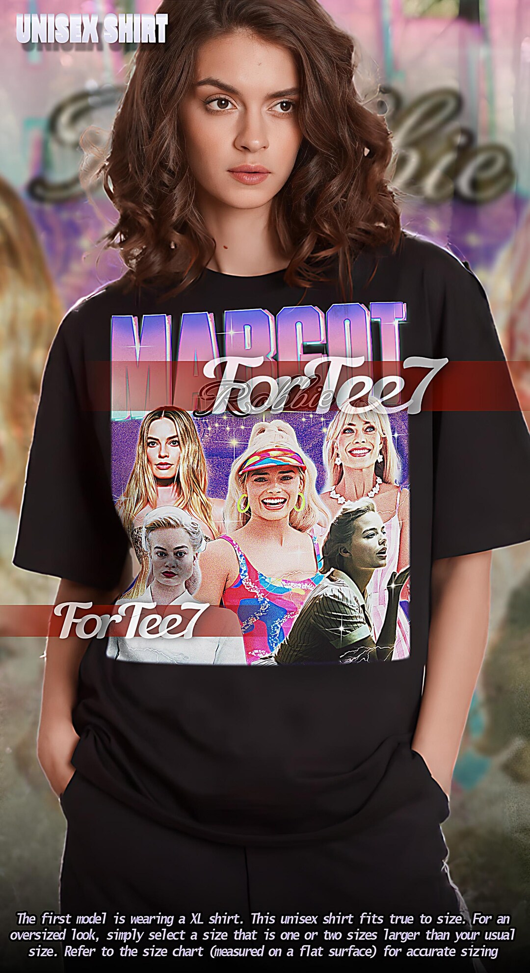 MARGOT ROBBIE Vintage Shirt, Margot Robbie Homage Tshirt, Margot Robbie ...