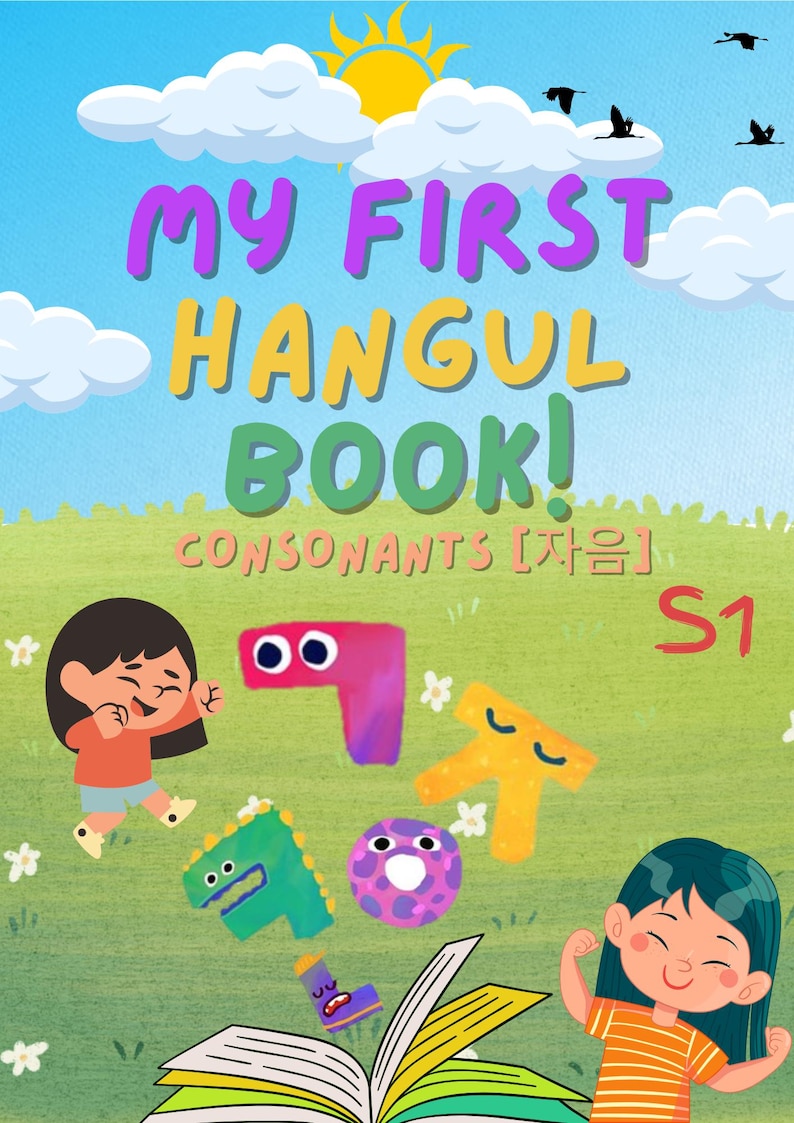 My First Hangul Book - Etsy