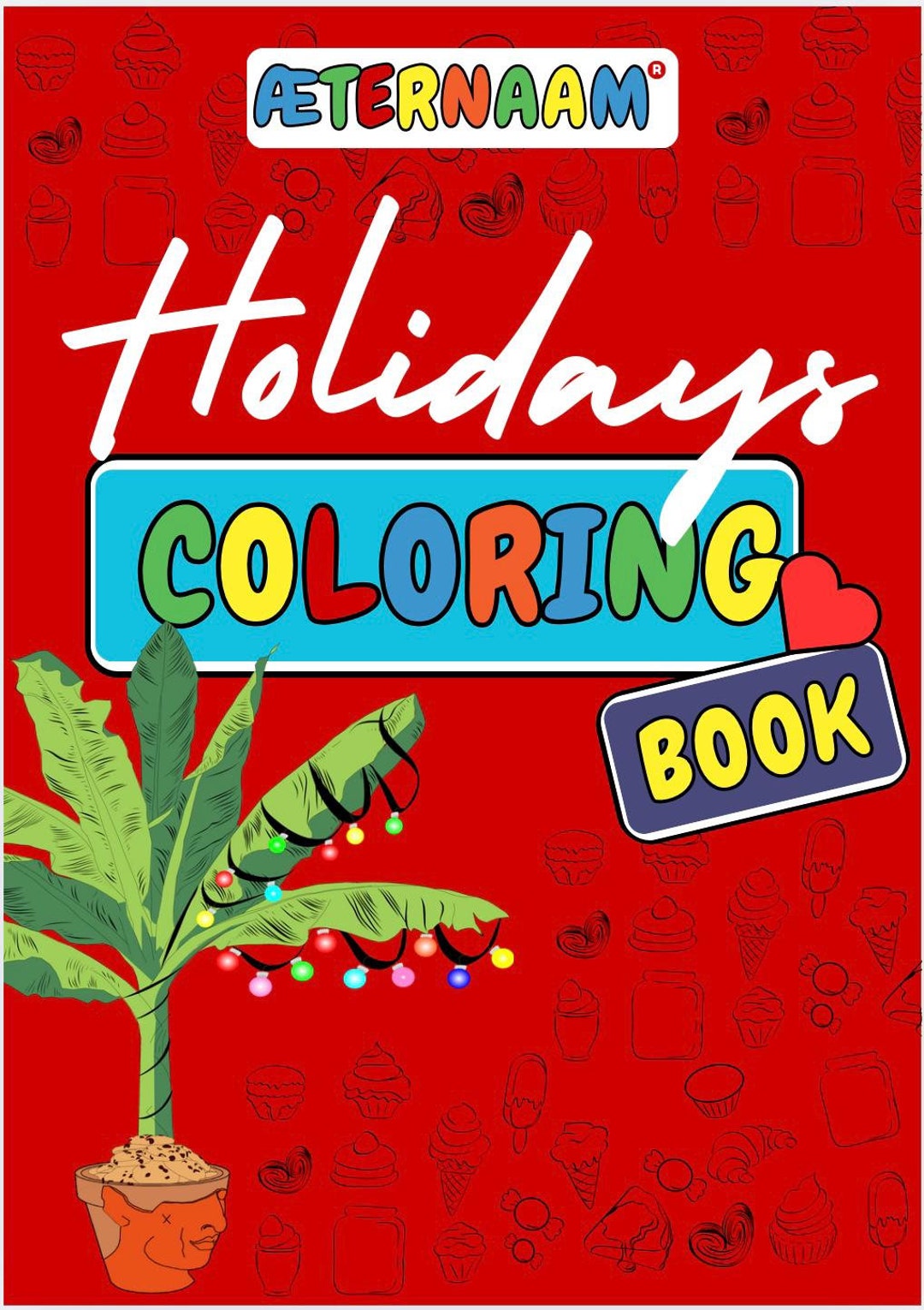 Red Coloring Book - Etsy