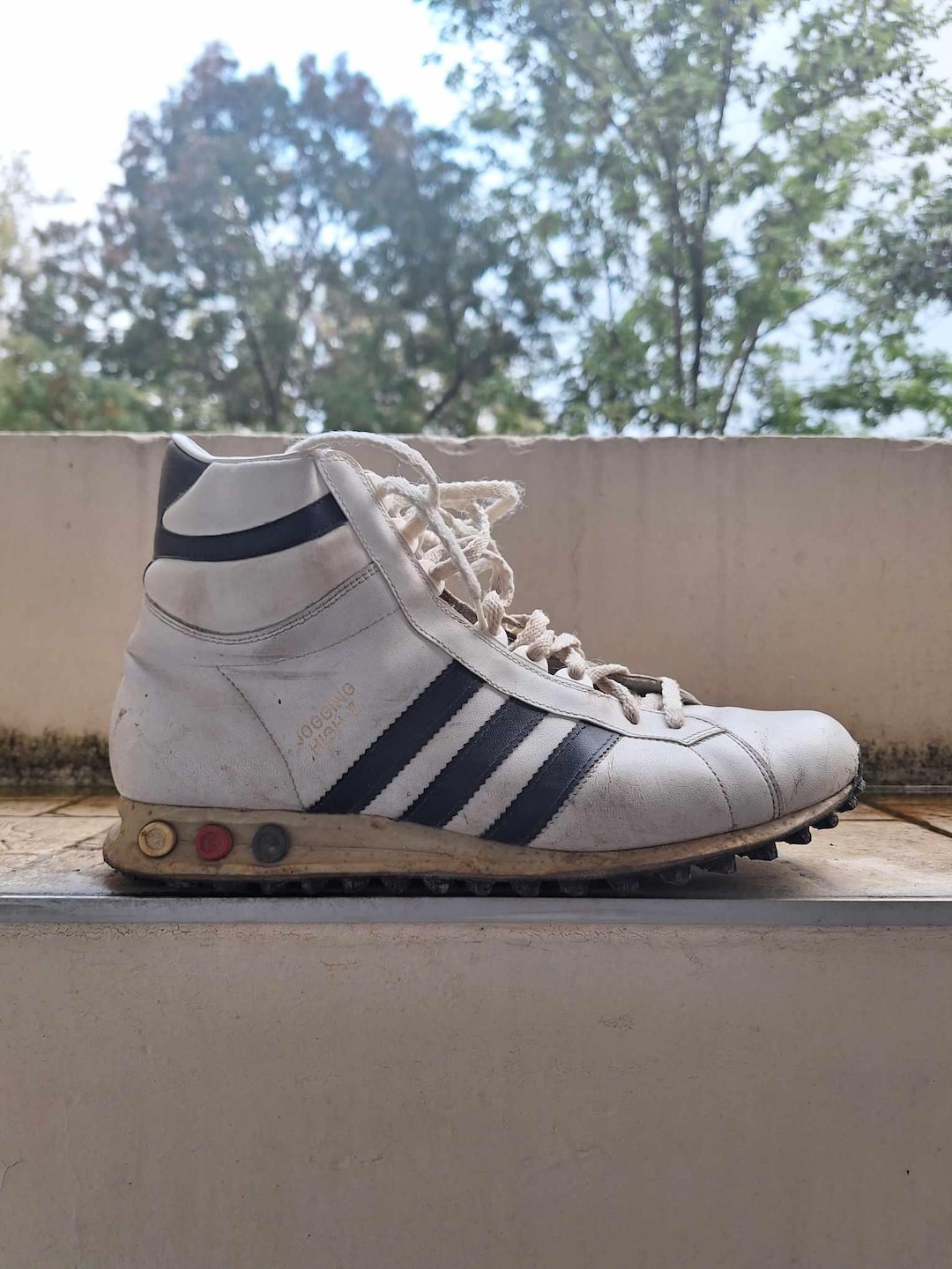 Adidas Jogging High II - Vintage Schuh - 1980er Jahre - mit original ...