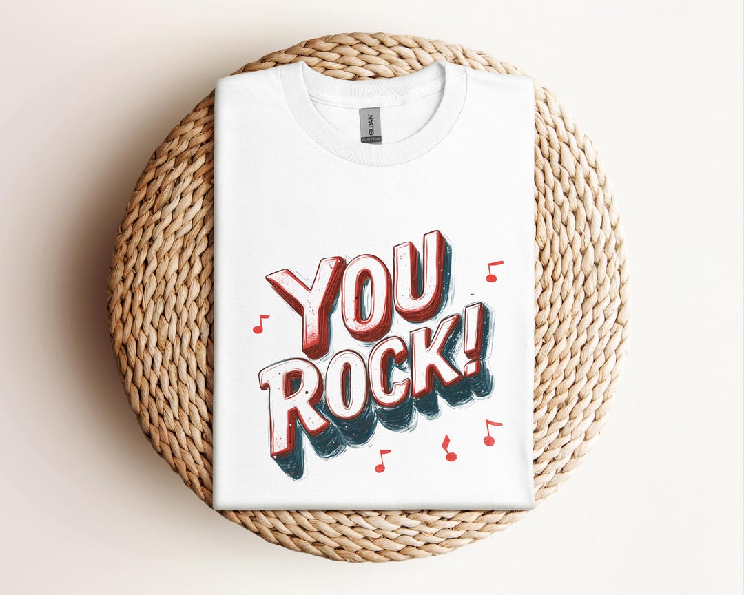 You Rock Shirt - Motivational Employee Appreciation Tee - Positive ...