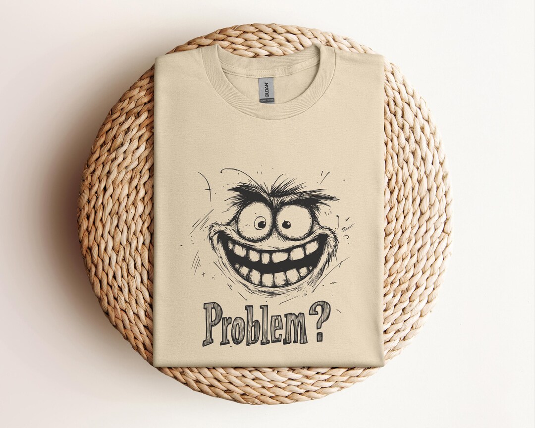 Troll Face Problem Meme Shirt - Funny Rage Face Graphic Tee - Retro ...