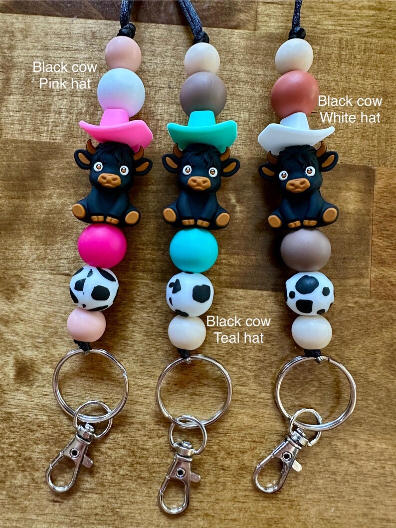 Baby Highland Cow Lanyards ID Badge Holders Keychains - Etsy