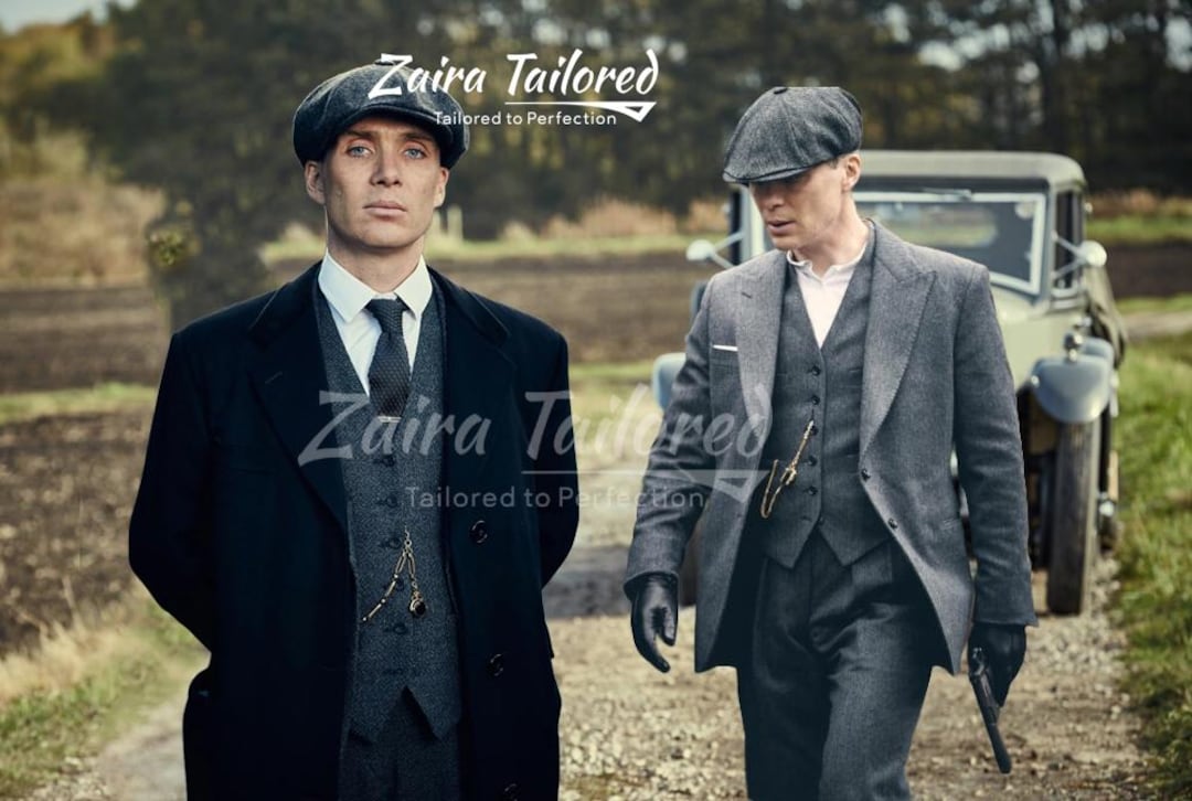 Men's 3-piece Tweed Suit - Tailor-made Peaky Blinders Tom Shelby Style ...