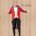 Men's Gothic Steampunk Ringmaster Costume - Magician Clown Halloween ...