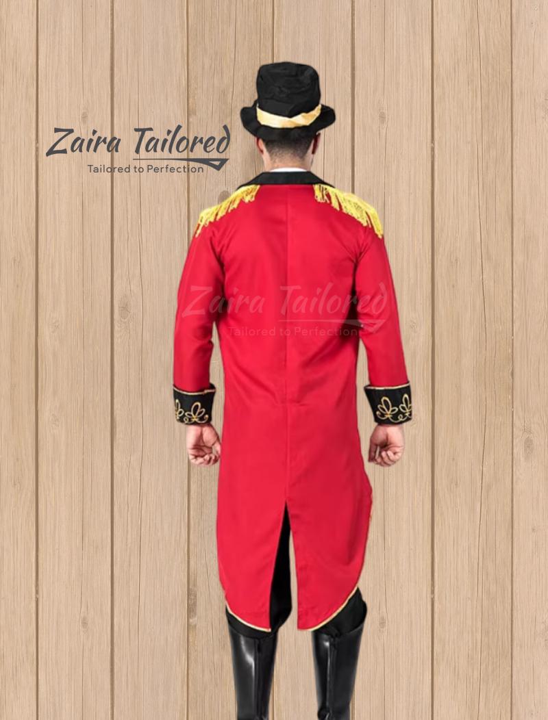 Men's Gothic Steampunk Ringmaster Costume - Magician Clown Halloween ...