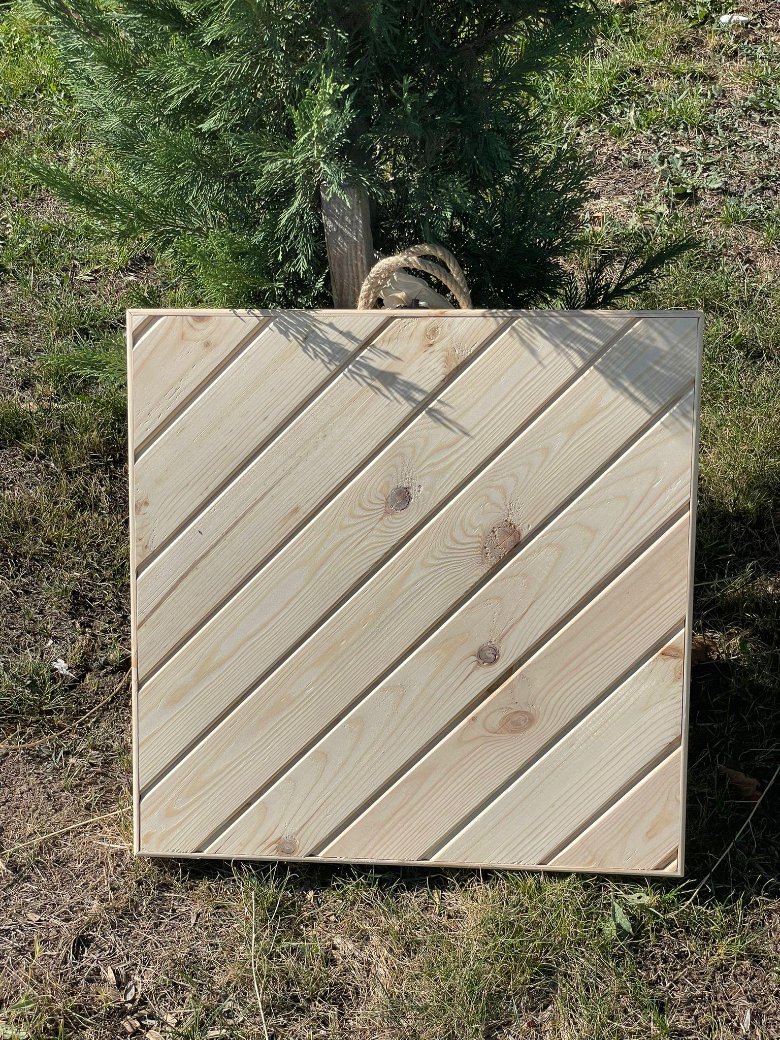 Pine Wood Boho Picnic Table, Folding Low Seat (22x44inc) - Etsy