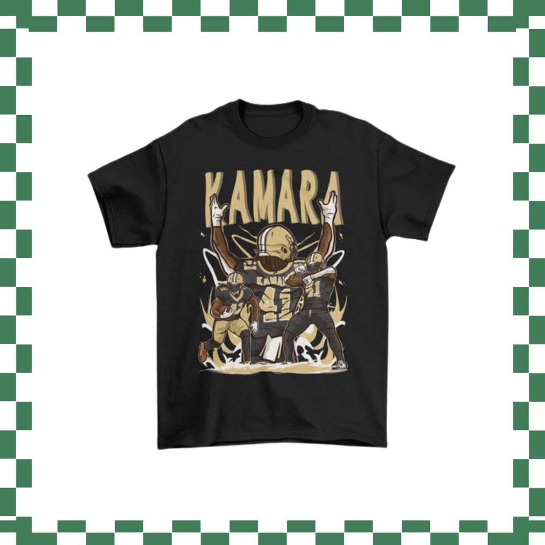 Limited Alvin Kamara Cartoon Style Football T-shirt Bootleg Unisex ...