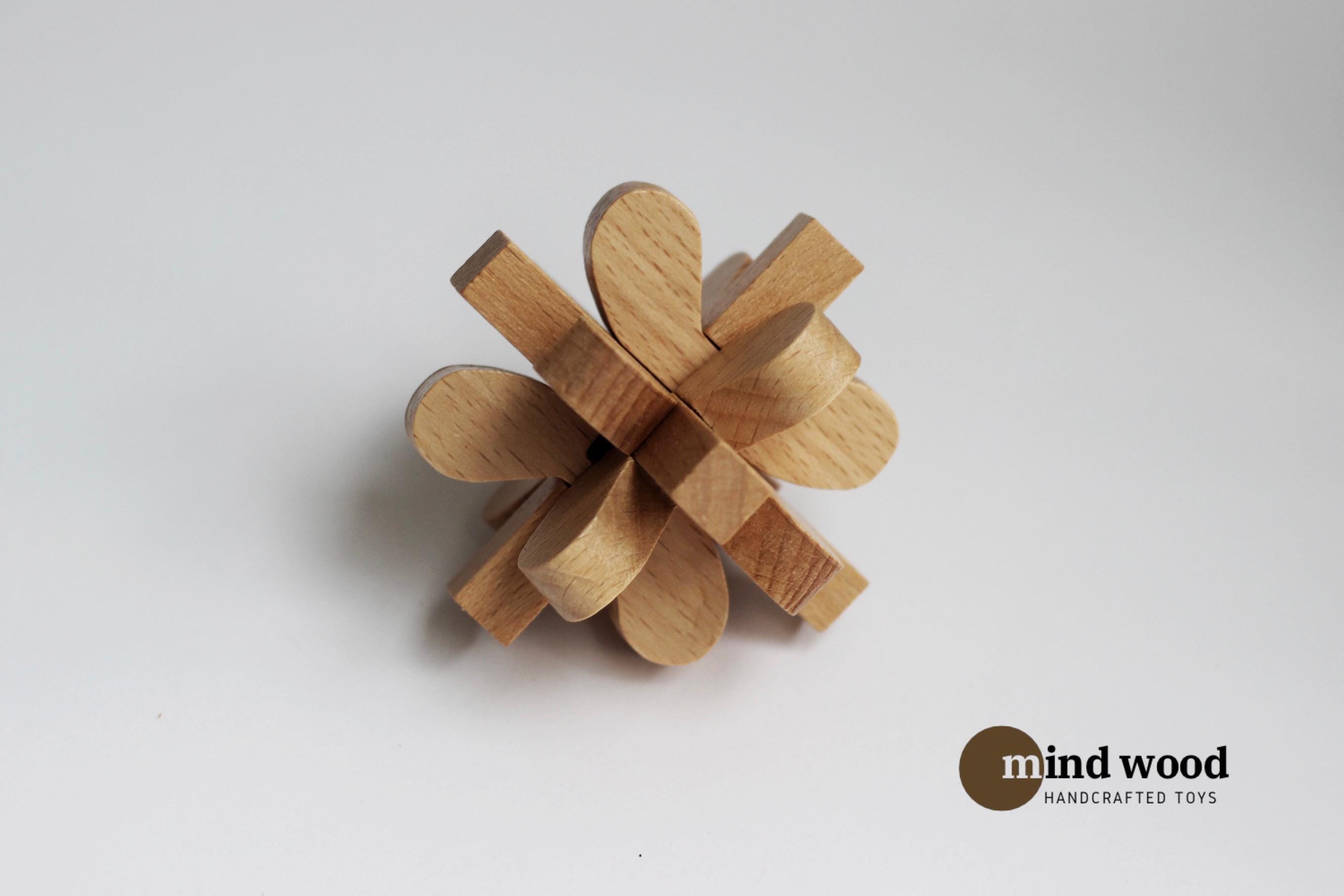 Mechanical Puzzle, Brain Teaser Puzzle, 3D Wooden Interlocking Puzzle ...