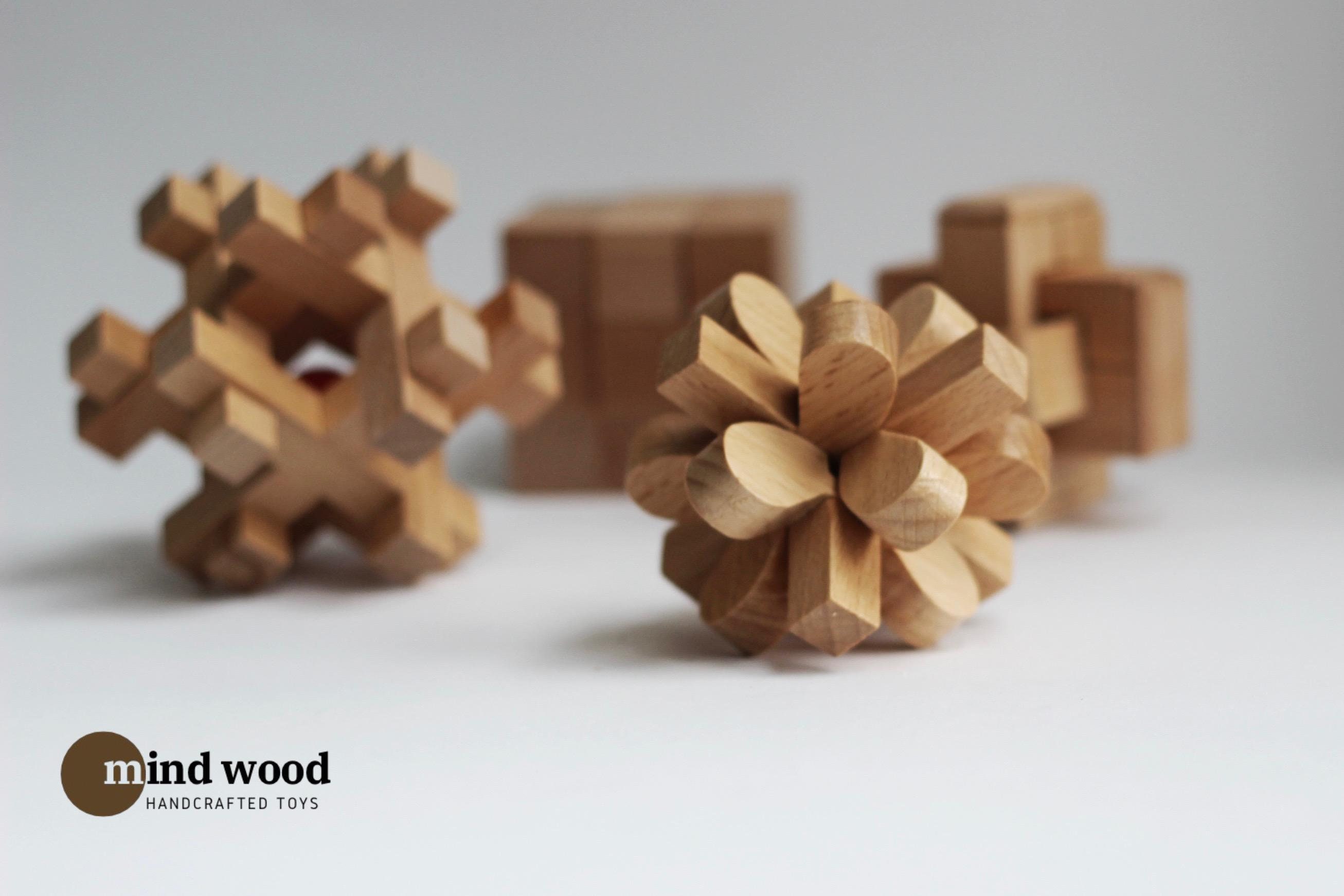 Mechanical Puzzle, Brain Teaser Puzzle, 3D Wooden Interlocking Puzzle ...