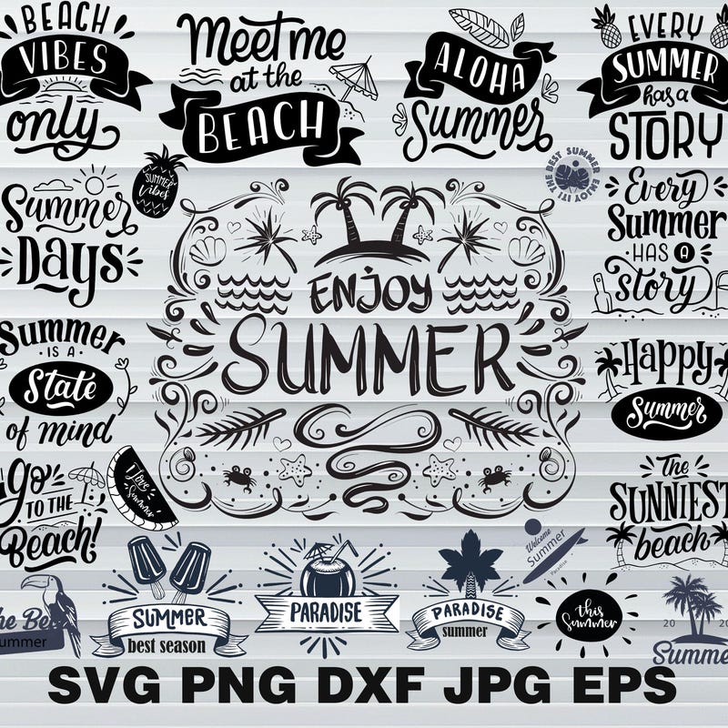 Summer Svg - Etsy