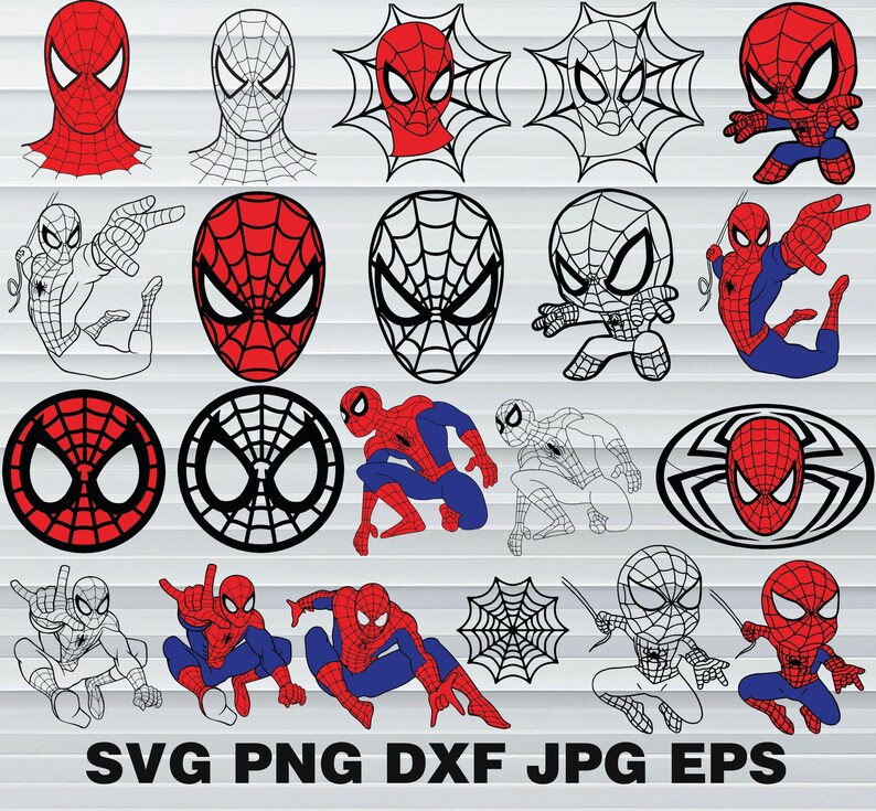 Spider Man SVG Bundle, Superhero Svg, Spider Man Png, Marvel Hero Svg ...
