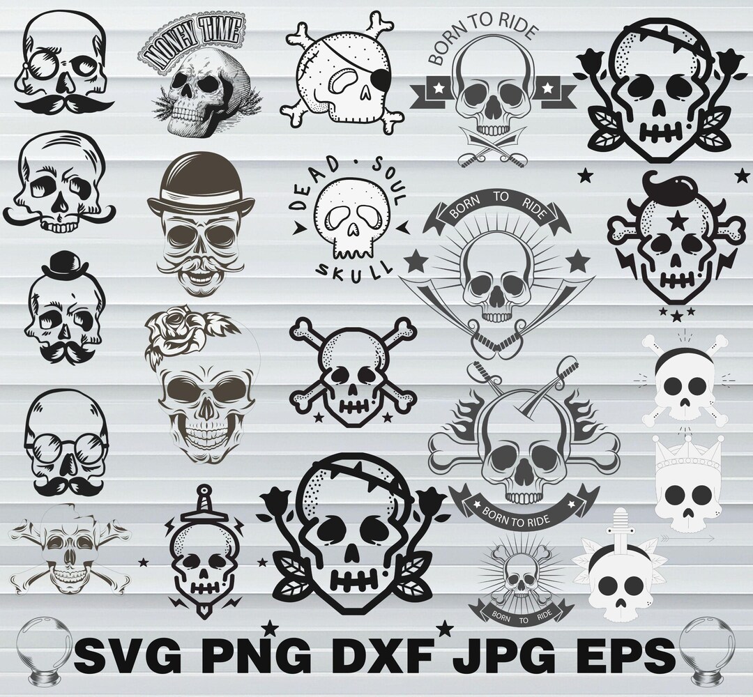 Snarky Skulls SVG Bundle, Funny Skeleton Bundle Svg, Sassy Bundle Svg ...