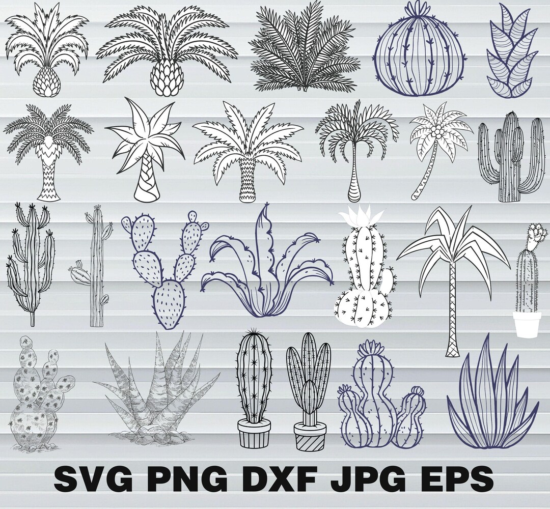 High Quality Yucca Svg Bundle, Yucca Dxf, Yucca Png, Yucca Vector ...