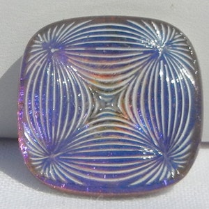 Op Art Style Czech Glass Button - Etsy