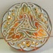 Leafy Triangle Czech Glass Button - Etsy