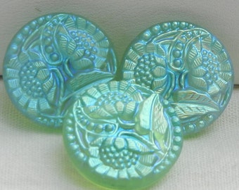 Czech Glass Buttons | Etsy