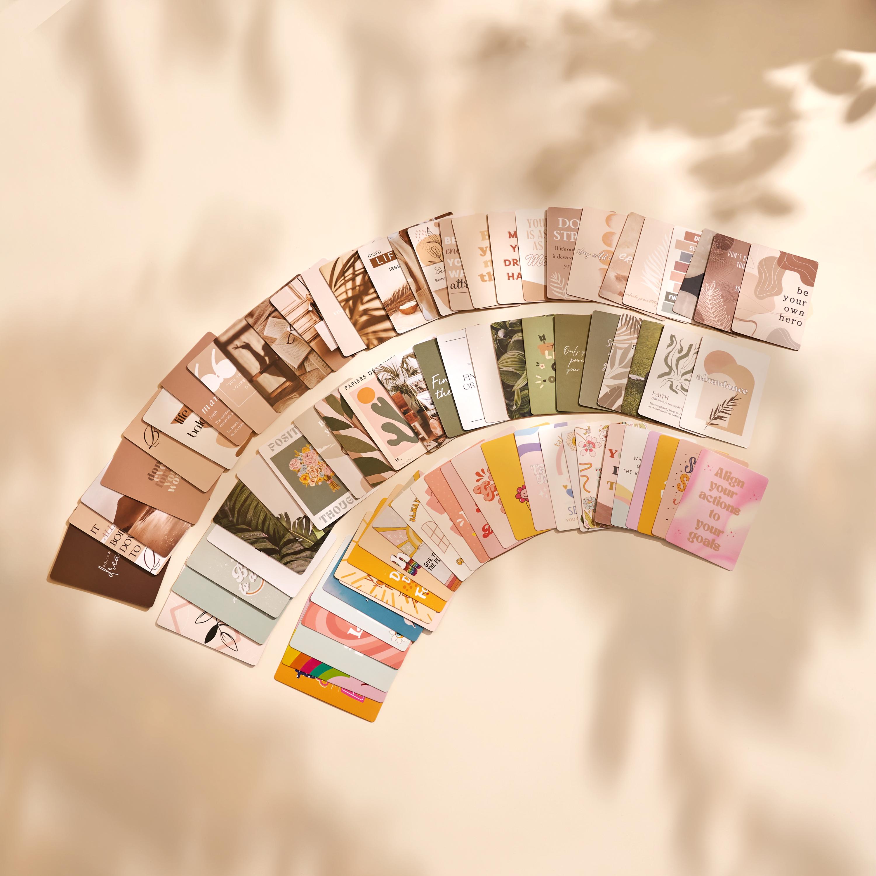 Vision Board Kit Affirmation Card Inspirational Workbook Manifestation ...