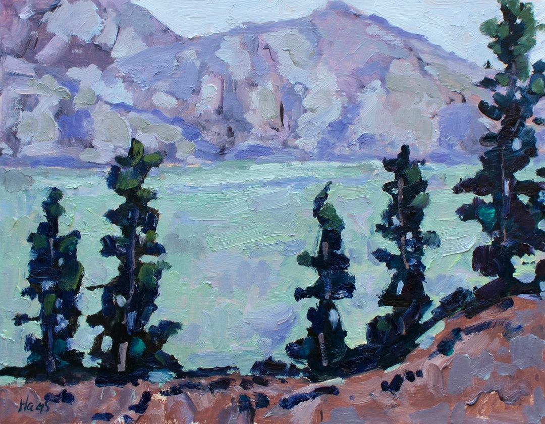 GENOA HILLS NEVADA, Original Oil Painting, Desert Landscape - Etsy