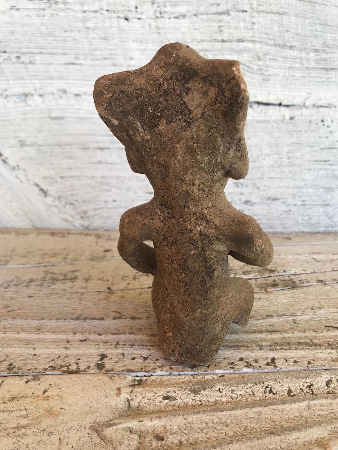 TRIBAL ART MEXICAN Pre Columbian Peruvian Statue Vintage Clay - Etsy