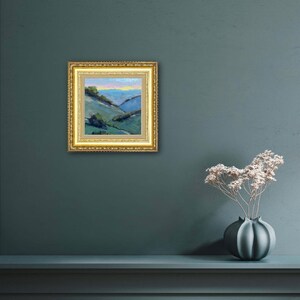 MOUNT DIABLO SUNSET, Original Oil Painting Landscape, Wall Decor Art - Etsy