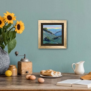 MOUNT DIABLO SUNSET, Original Oil Painting Landscape, Wall Decor Art - Etsy