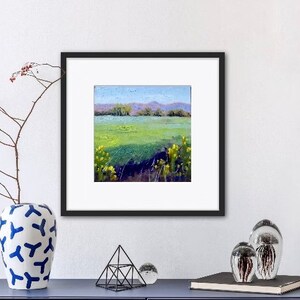 CARSON VALLEY NEVADA, Oil Painting, Mountains, Landscape, Original Wall ...