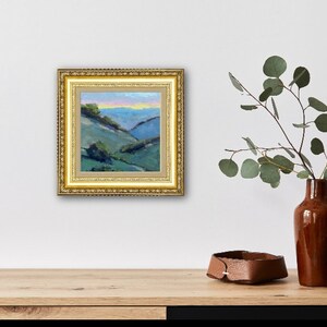 MOUNT DIABLO SUNSET, Original Oil Painting Landscape, Wall Decor Art - Etsy