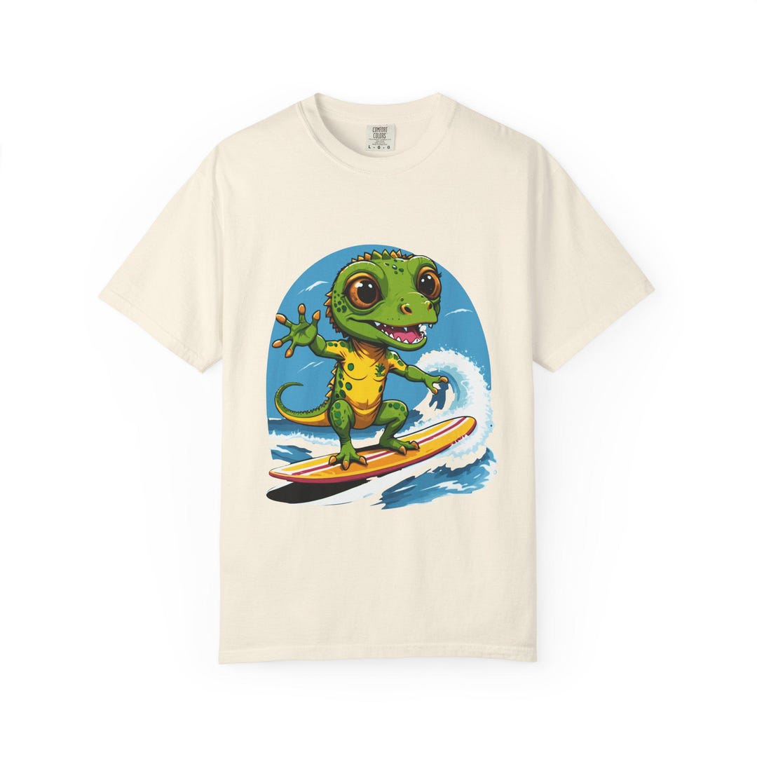 Gecko, Radical Dude Surfer T-shirt, Beachwear, Summer Tee, Gift for ...
