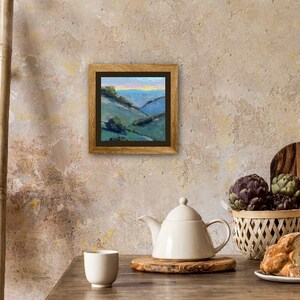 MOUNT DIABLO SUNSET, Original Oil Painting Landscape, Wall Decor Art - Etsy