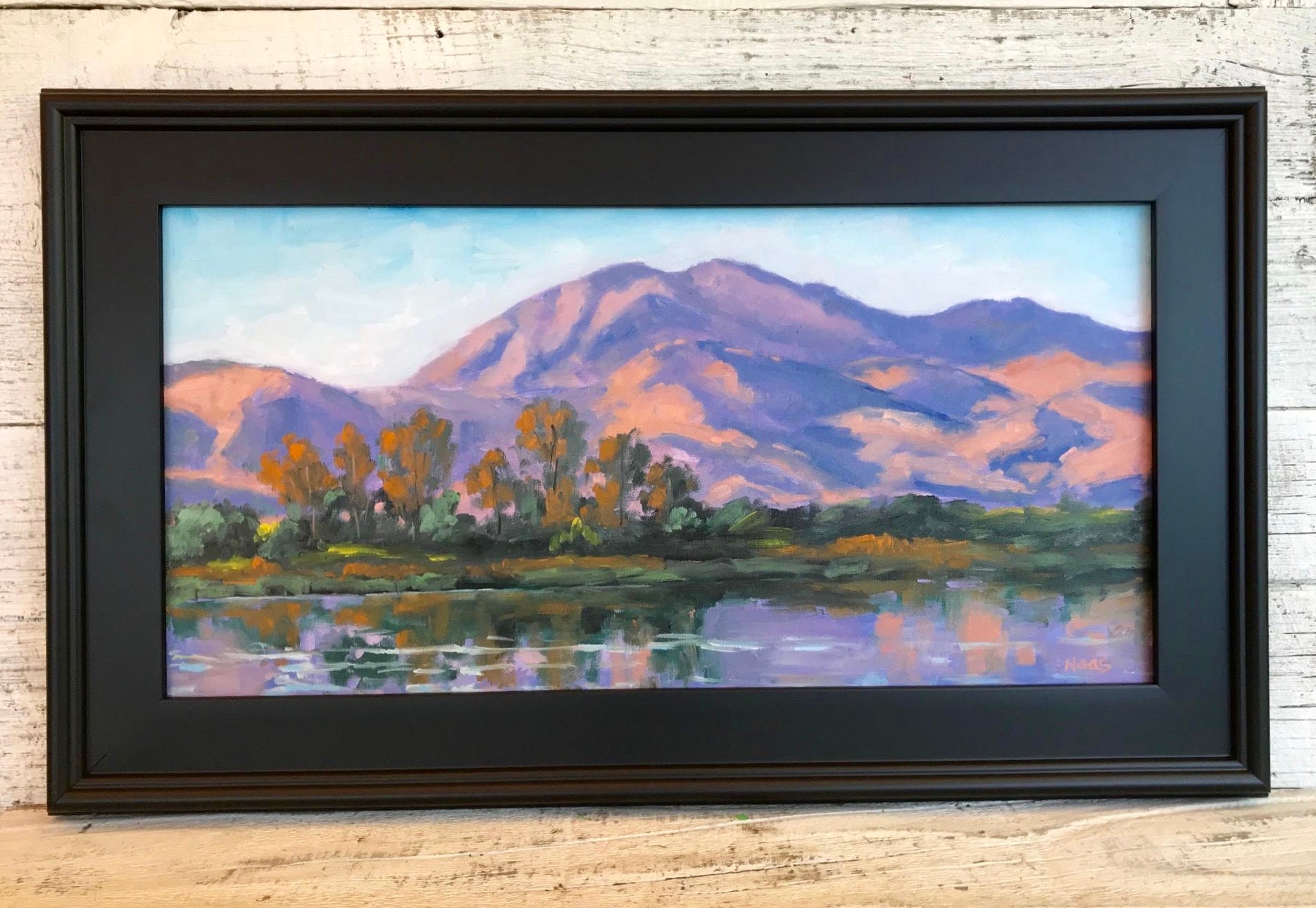 MOUNT DIABLO Original Oil Painting Fine Art Morning Light From | Etsy