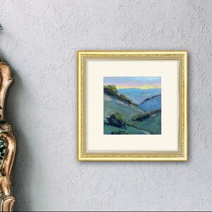 MOUNT DIABLO SUNSET, Original Oil Painting Landscape, Wall Decor Art - Etsy