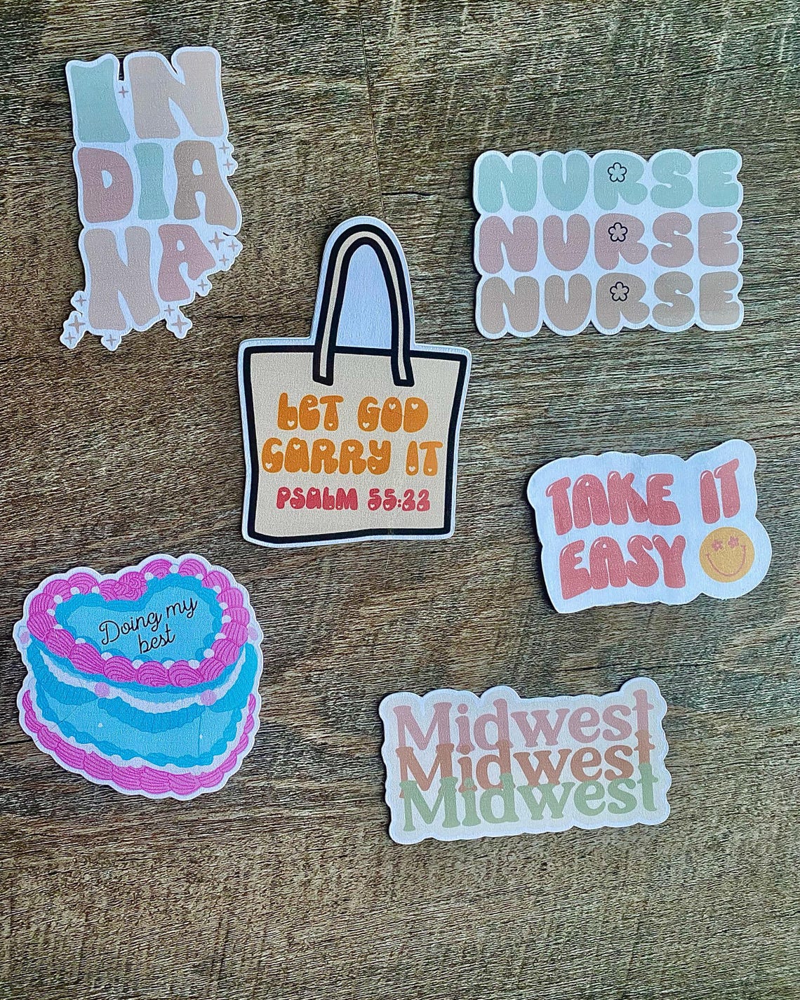 Indiana State Sticker, State Sticker, Indiana Sticker, Aesthetic State ...