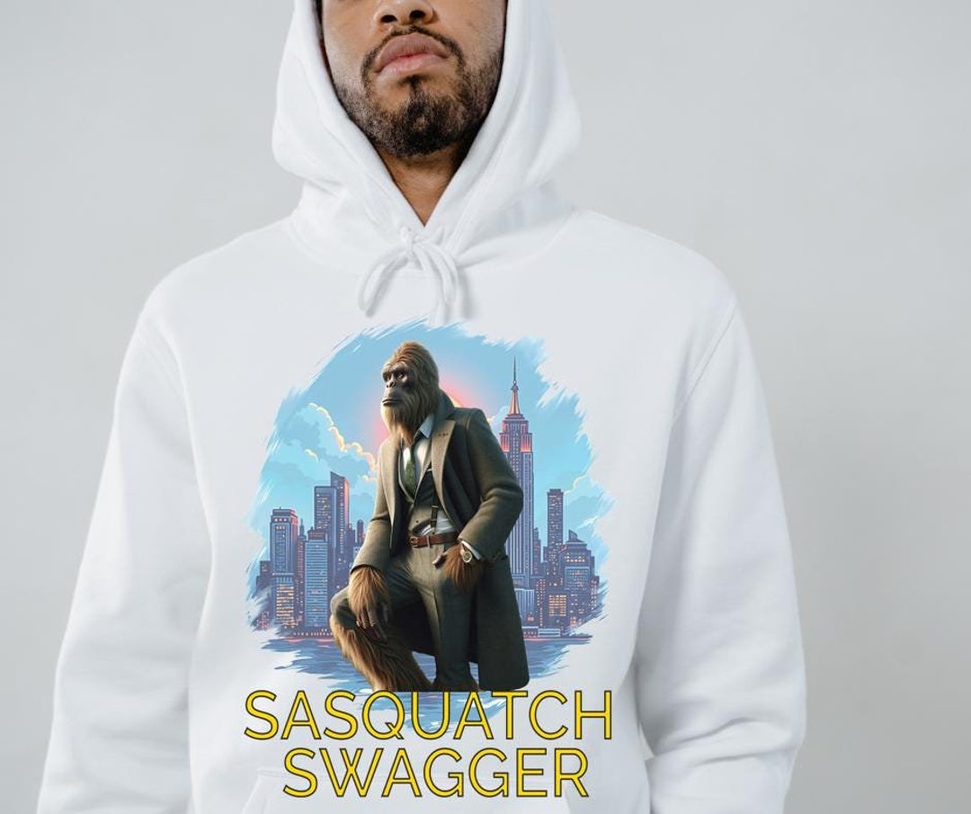 Sasquatch Swagger PNG | Urban Bigfoot Clipart for Sublimation DTG ...