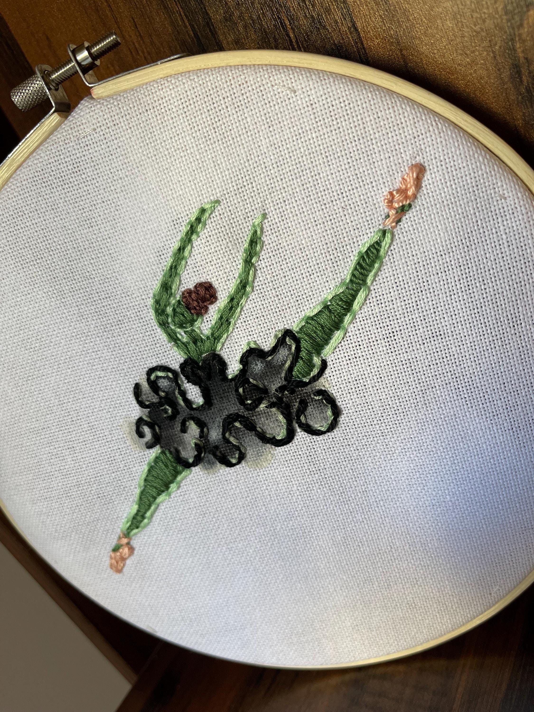 Elphaba Ballerina, Wicked Ballerina - Embroidery and Watercolor ...