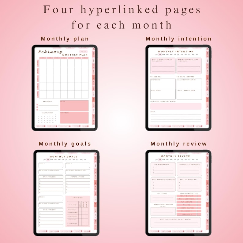 Simple Digital Planner | 2026 Planner | Minimalist Planner | Daily ...