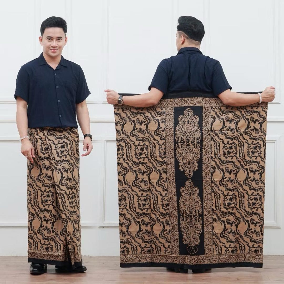 Handmade Sarong Batik From Indonesia Traditional Men Clothing Batik ...