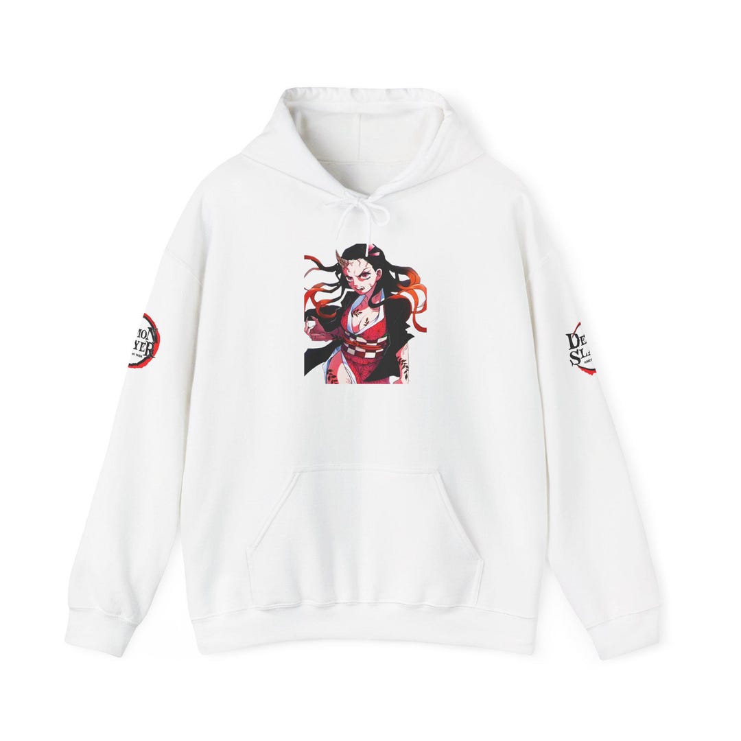Nezuko Demon Form Hoodie, Demon Slayer Anime Sweatshirt, Cosplay Gift ...