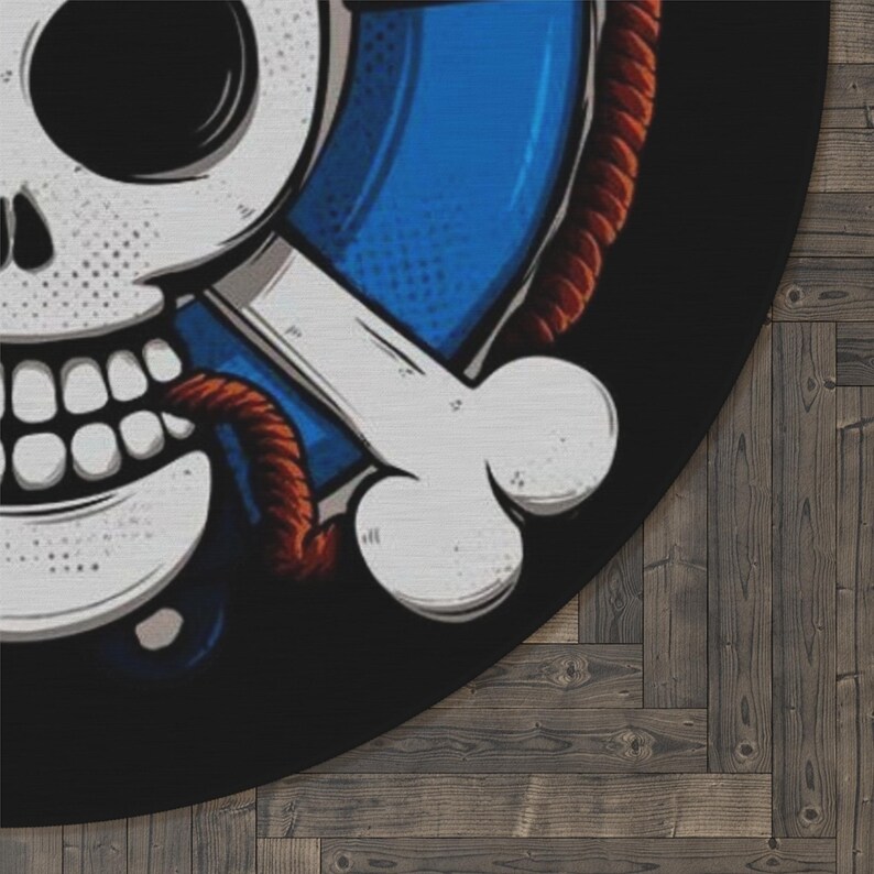 Round Rug One Piece Anime Design, Anime Home Decor, Indoor Floor Mat ...