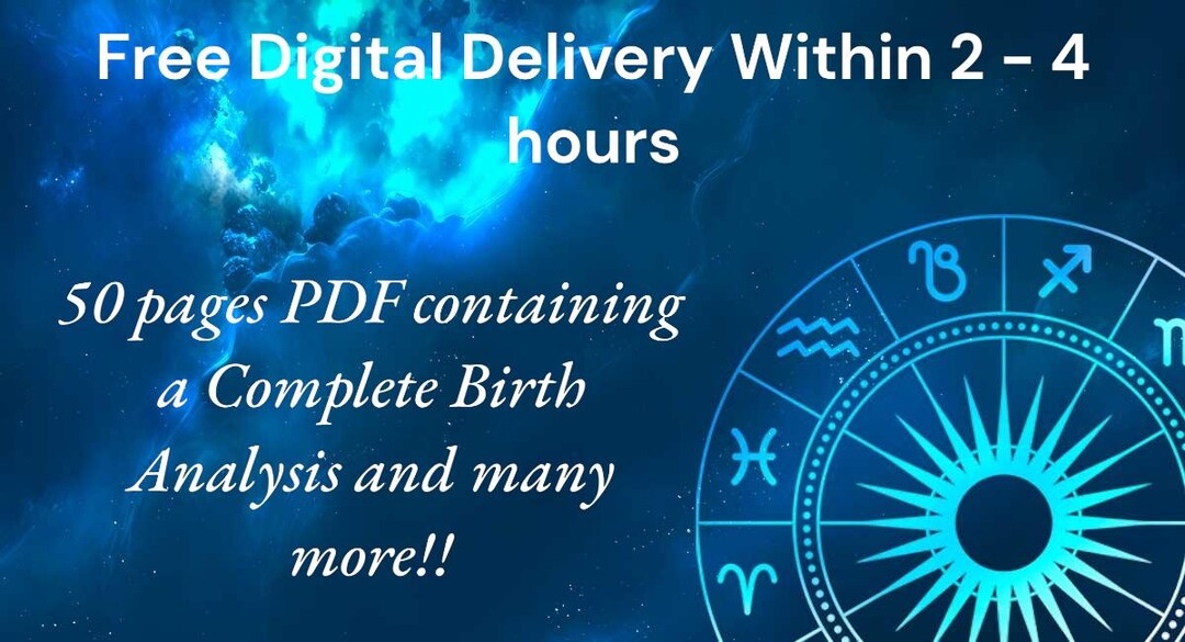 Natal Chart Reading Birth Chart Analysis Astrological Birth Predictions ...