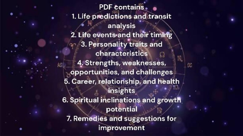 Natal Chart Reading Birth Chart Analysis Astrological Birth Predictions ...