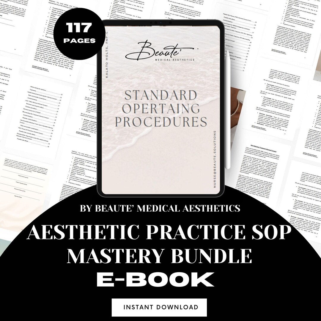 Aesthetic Practice SOP Mastery Bundle: Optimize Operations, Ensure ...