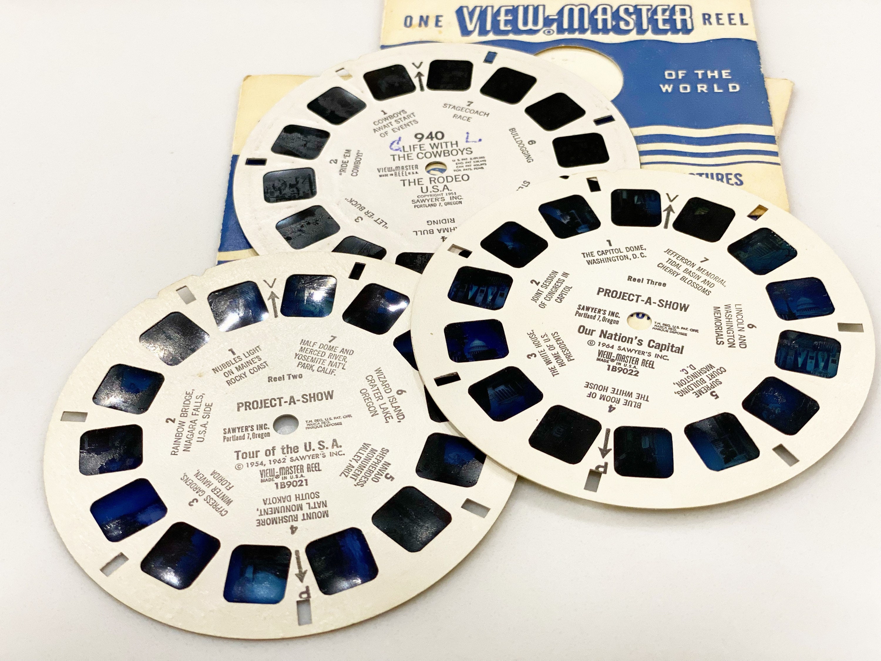 Vintage USA View-Master Reels (3) - Etsy 日本
