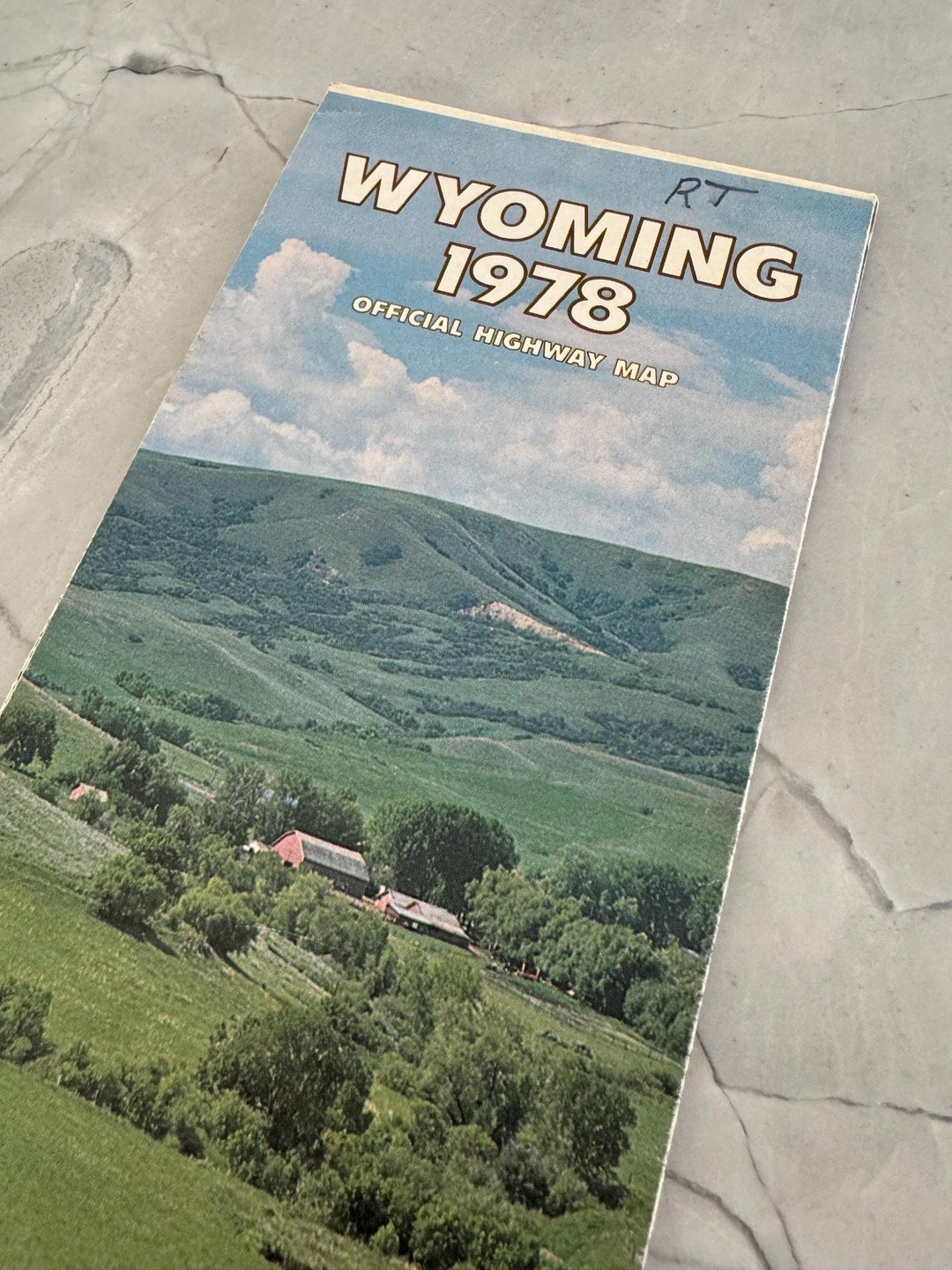 Vintage Wyoming Highway Map (1978) - Etsy
