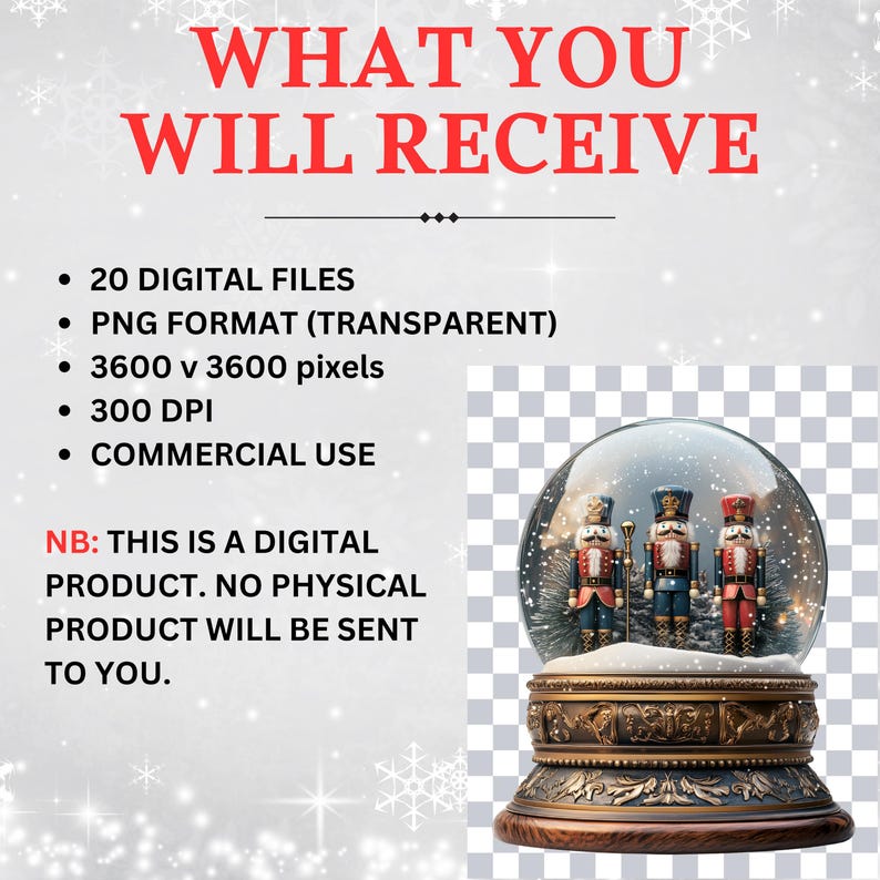 Vintage Snow Globes Clipart Pack, Christmas Globe Clipart, Winter Globe ...