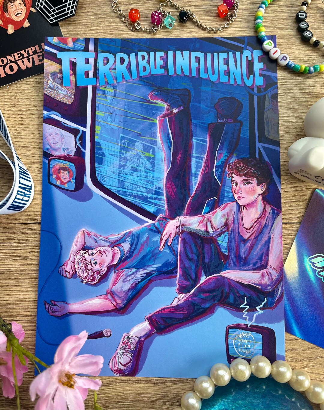 Dan and Phil Fanart Print: Terrible Influence Tour (A5) - Etsy
